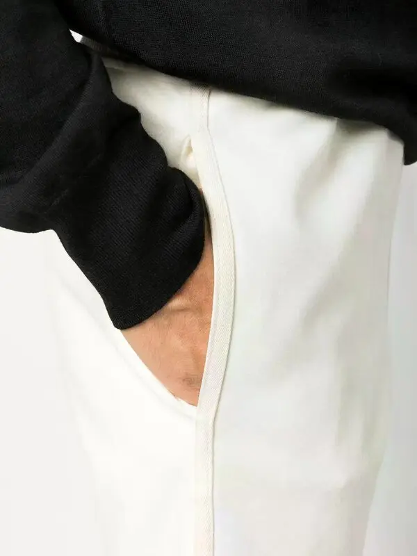 JIL SANDER Elasticated-waistband Wool Track Pants - Neutrals