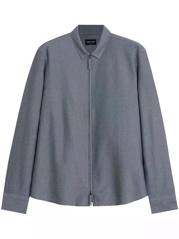 Giorgio Armani Chevron-pattern Shirt