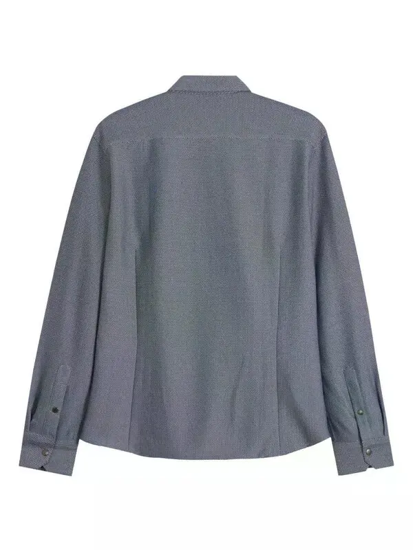 Giorgio Armani Chevron-pattern Shirt