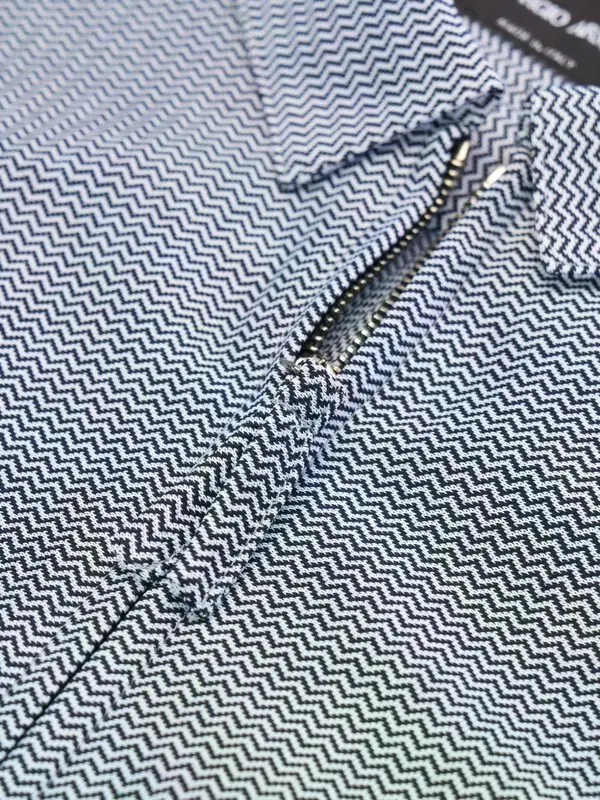 Giorgio Armani Chevron-pattern Shirt