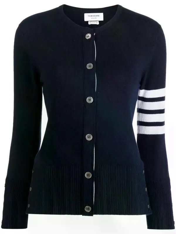 Thom Browne 4-bar Stripe Button-front Cardigan