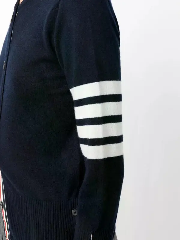 Thom Browne 4-bar Stripe Button-front Cardigan