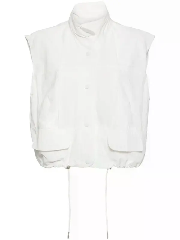 BAMBAH Myra Vest - White