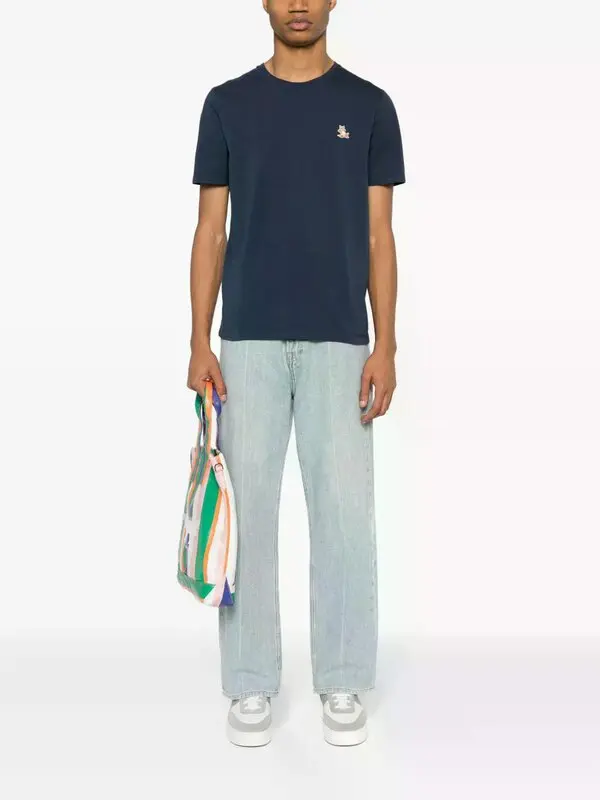 Maison Kitsuné Chillax Fox-appliqué T-shirt