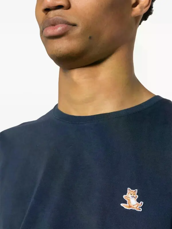 Maison Kitsuné Chillax Fox-appliqué T-shirt