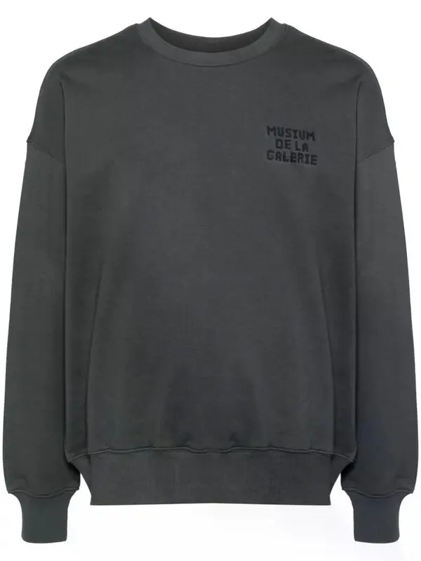 MUSIUM DIV. Embroidered-logo Cotton Sweatshirt