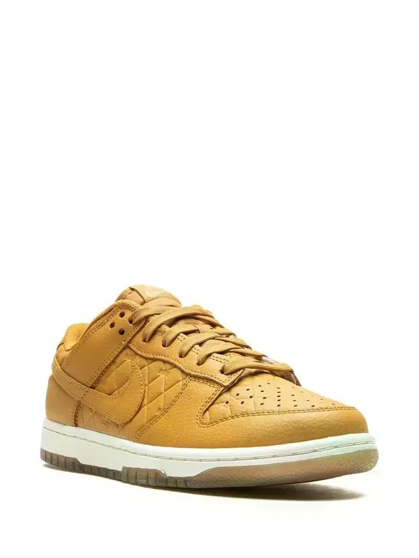 Nike Dunk Low Quilted Wheat Sneakers - Brown
