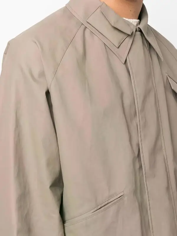 Fendi Asymmetric-hem Shirt Jacket