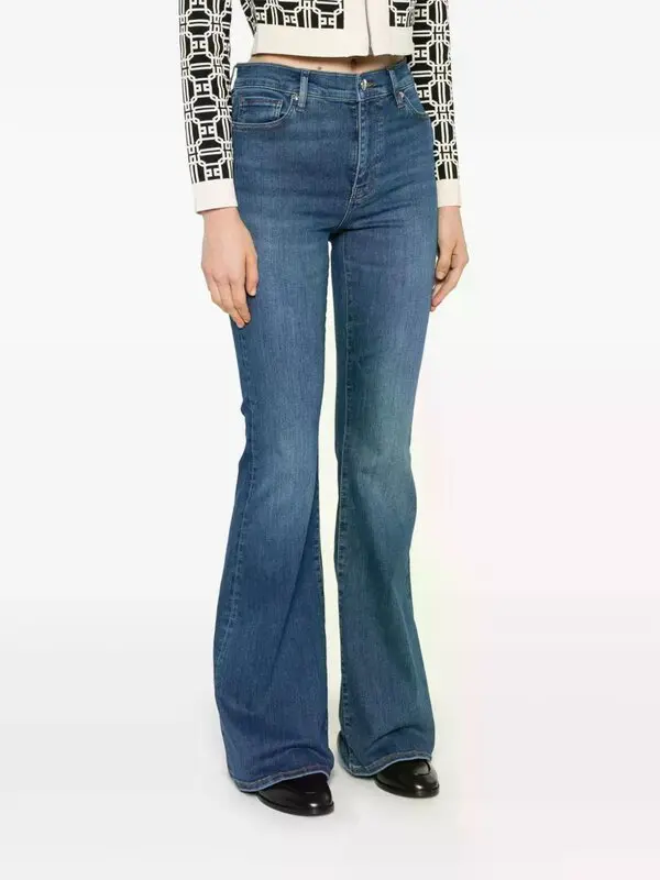FRAME Le High Flare Jeans - Blue