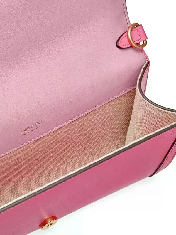 JIMMY CHOO Mini Leather Shoulder Bag - Pink