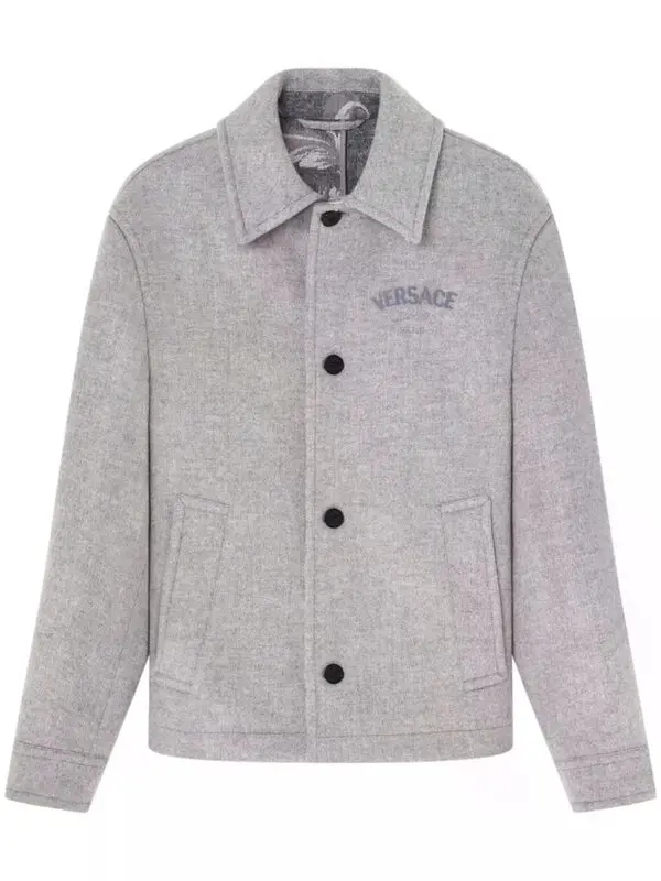 Versace Wool-blend Blouson Jacket