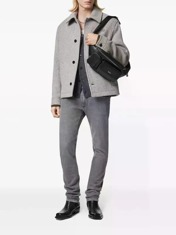 Versace Wool-blend Blouson Jacket