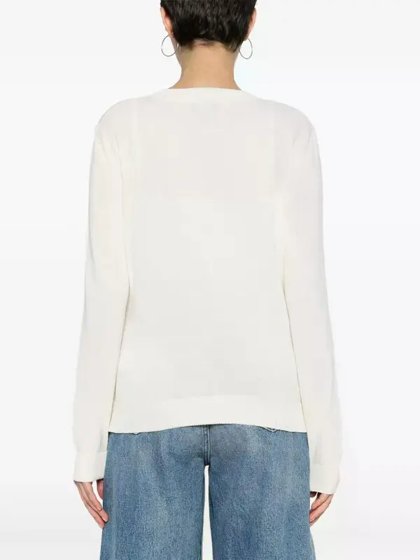 A.p.c. Logo-embroidered Jumper - Neutrals