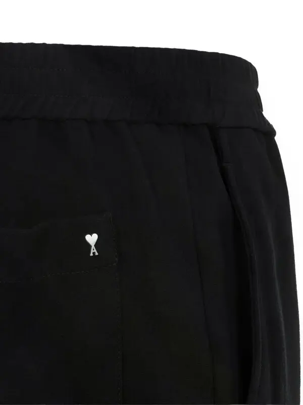 AMI Paris Belted Shorts