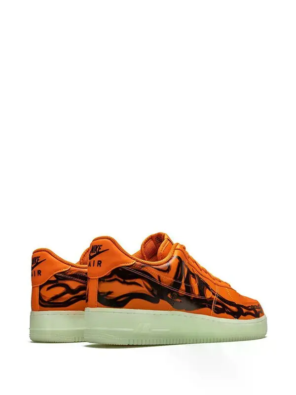 Nike Air Force 1 Low Skeleton Sneakers - Orange