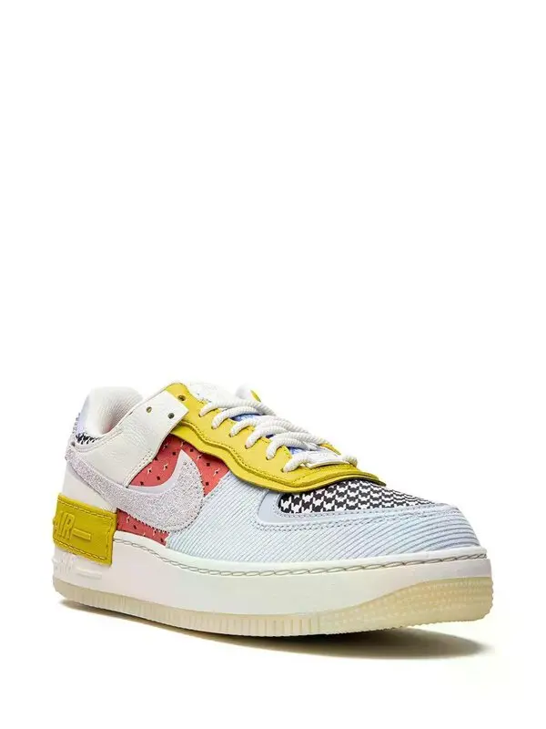 Nike Air Force 1 Shadow Multi-print Sneakers - Blue