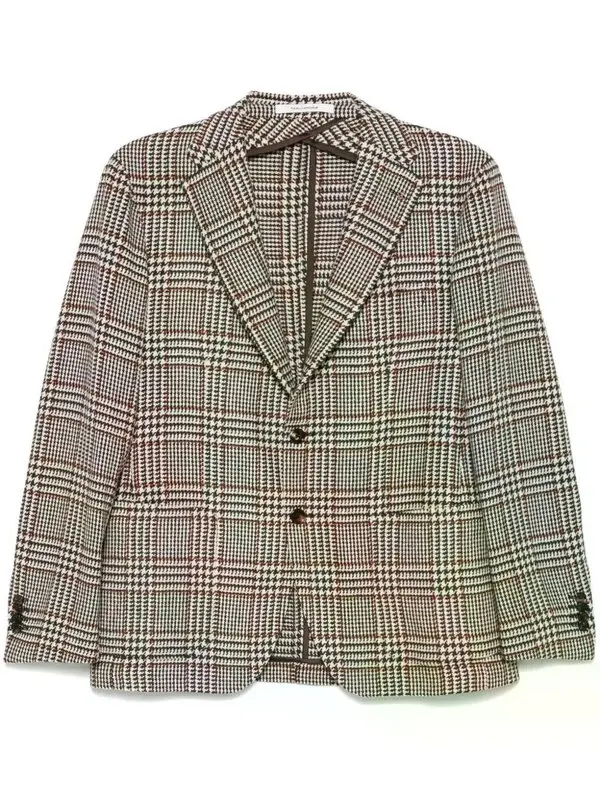 Tagliatore Checked Blazer - Neutrals