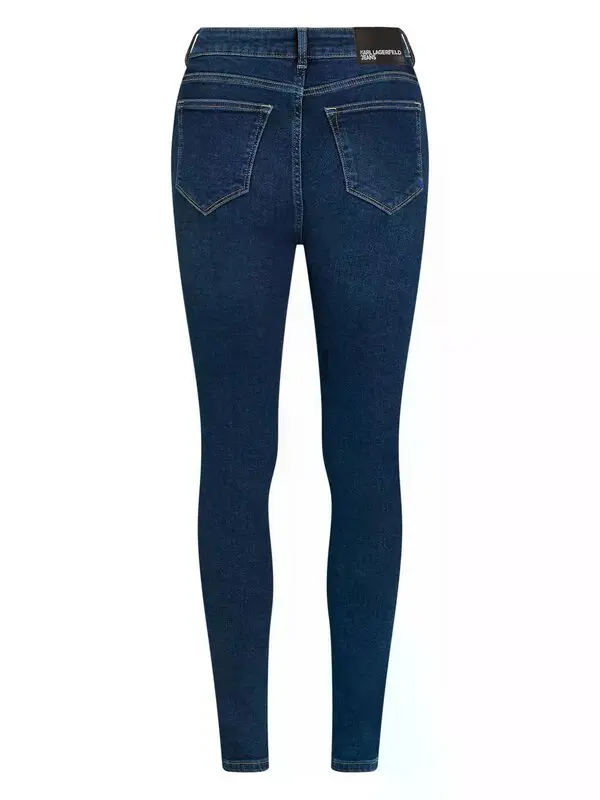 Karl Lagerfeld High-rise Skinny Jeans