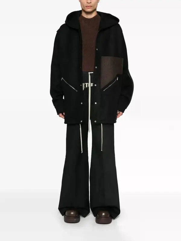 Rick Owens Virgin Wool Felted Tour Coat