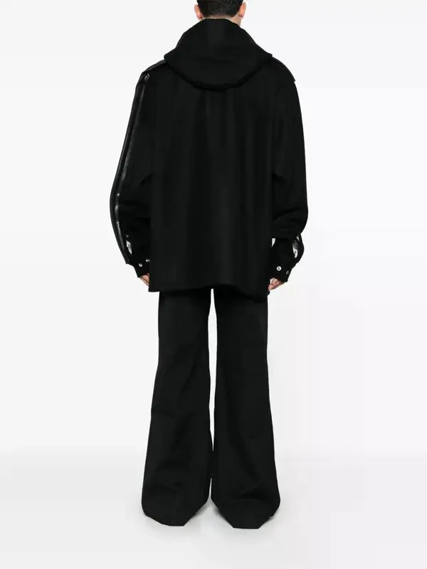 Rick Owens Virgin Wool Felted Tour Coat