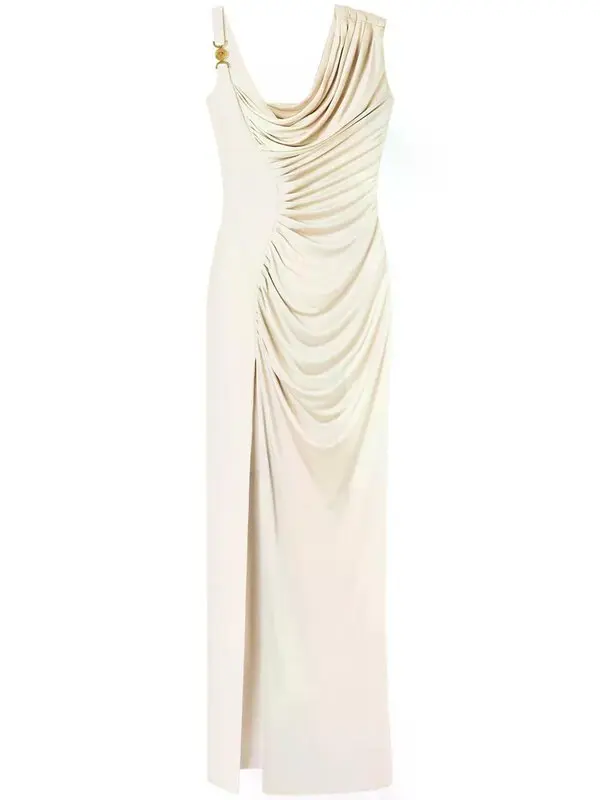 Versace Medusa '95 Draped Gown - Neutrals