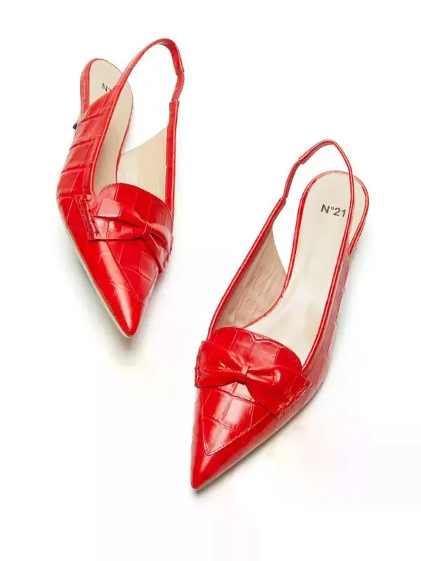 N°21 30mm Bow Slingback Pumps