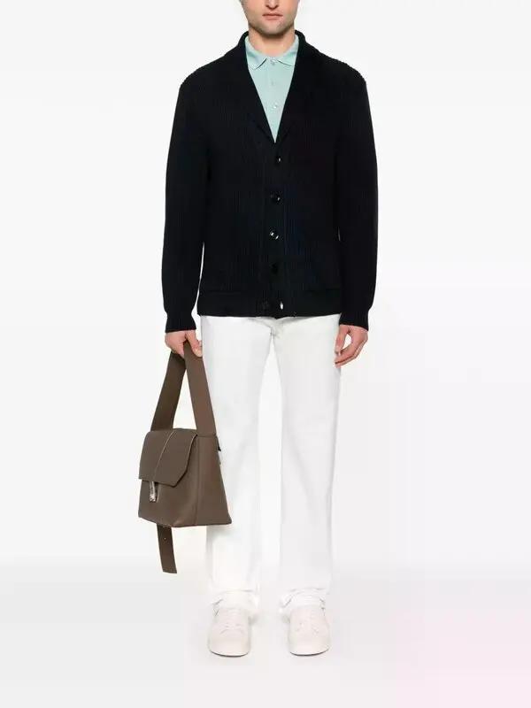 TOM FORD Embroidered-logo Polo Shirt - Blue
