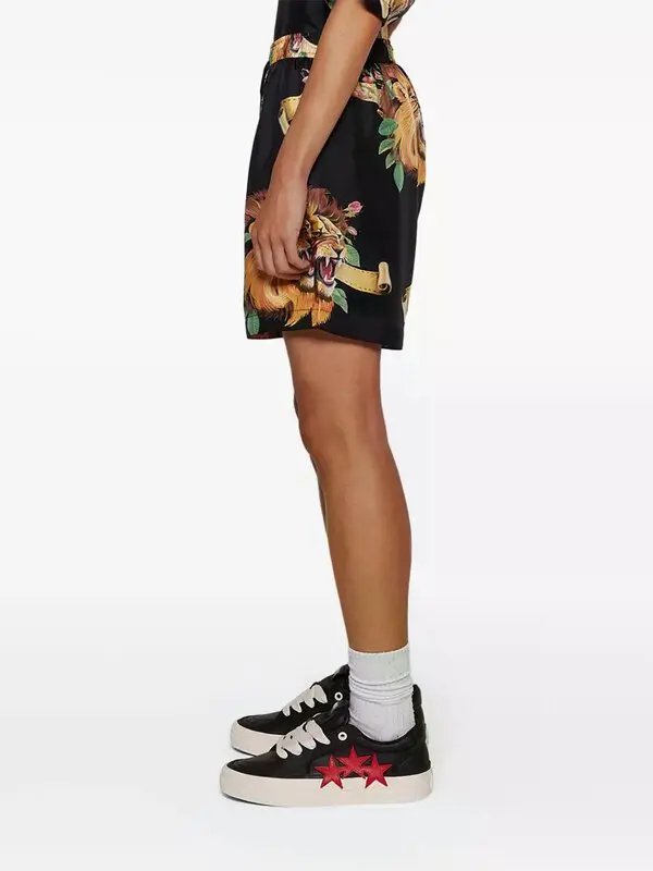 Amiri Graphic-print Shorts - Black
