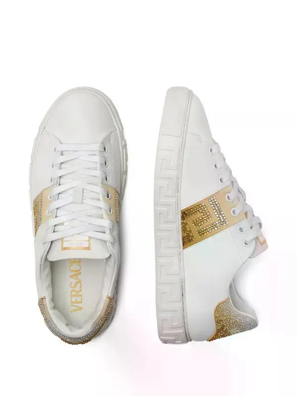 Versace Crystal Greca Sneakers
