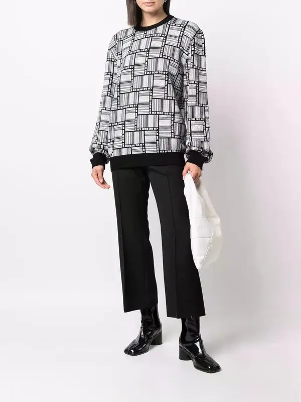 VTMNTS Patterned Intarsia Knit Jumper