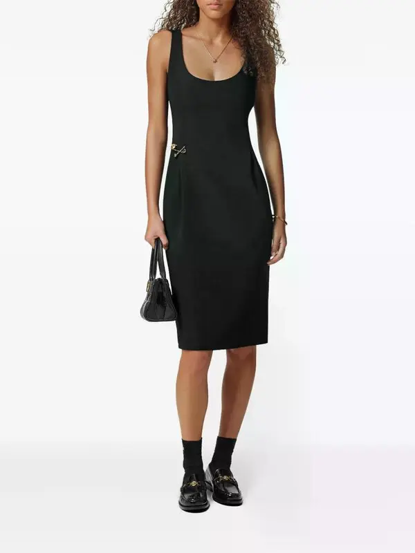 Versace Safety Pin Midi Dress