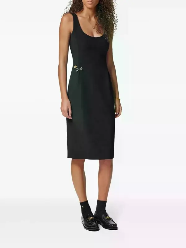 Versace Safety Pin Midi Dress