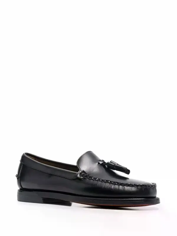 SEBAGO Tassel-detail Leather Loafers - Black