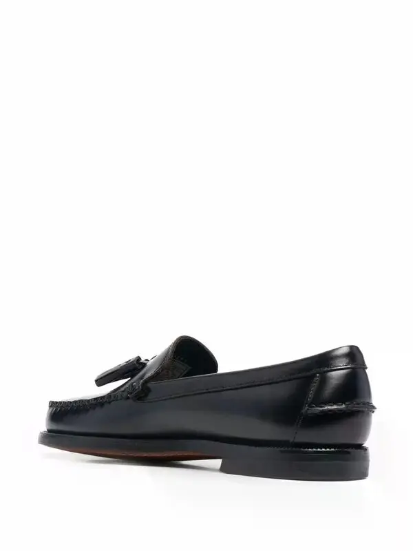SEBAGO Tassel-detail Leather Loafers - Black
