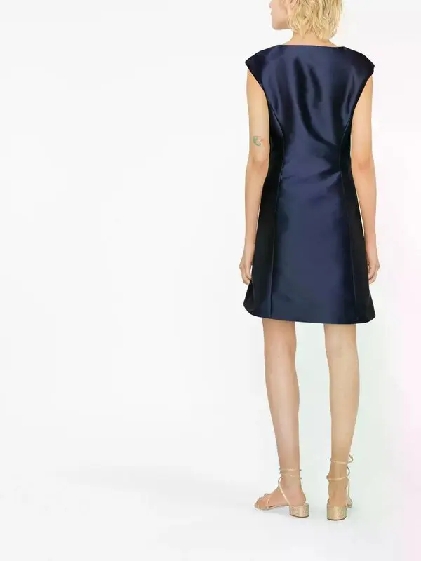 Alberta Ferretti Sleeveless Pinched-waist Dress