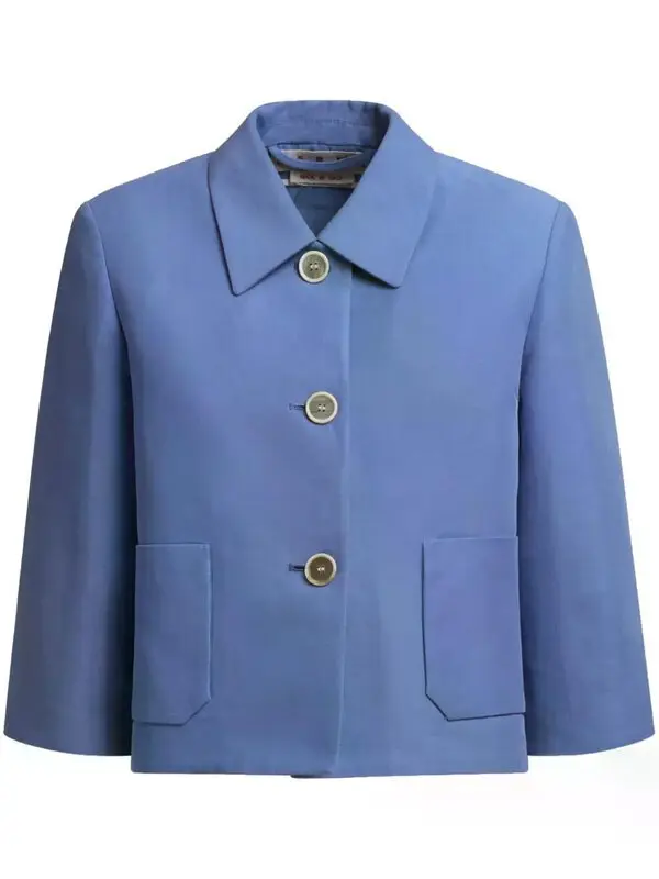 Marni Cropped Cotton Jacket