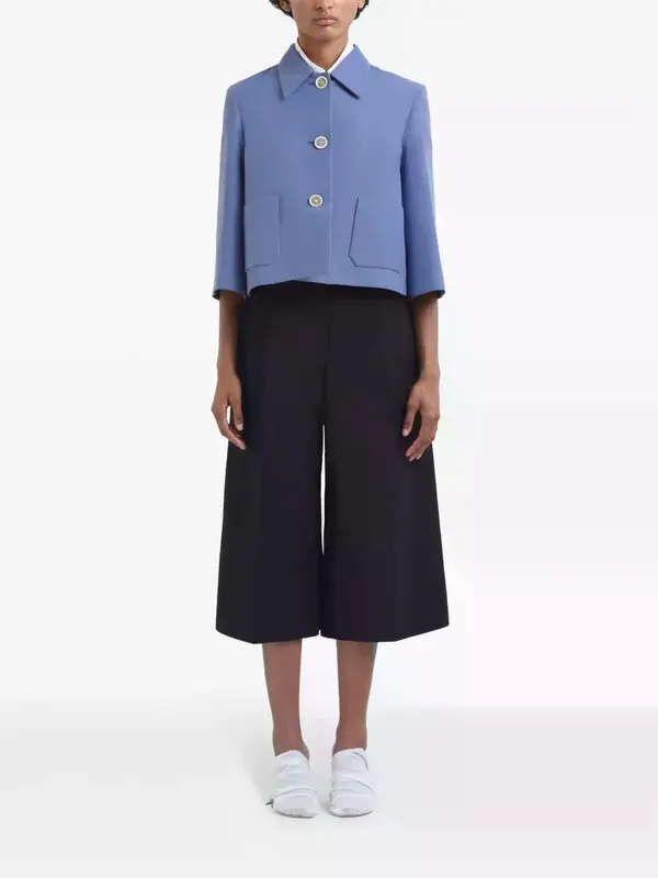 Marni Cropped Cotton Jacket