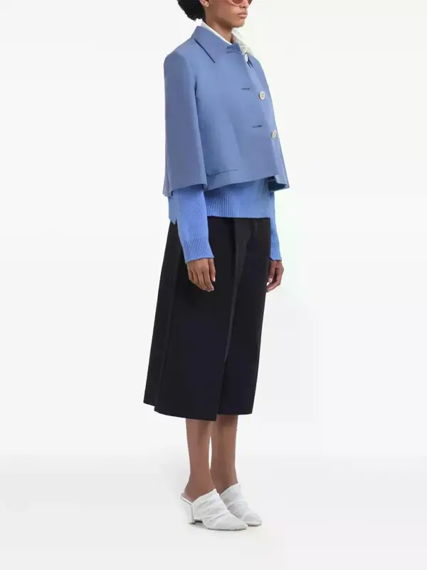 Marni Cropped Cotton Jacket