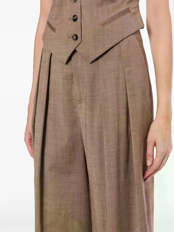 Philosophy Di Lorenzo Serafini Virgin Wool Blend Knee-length Shorts