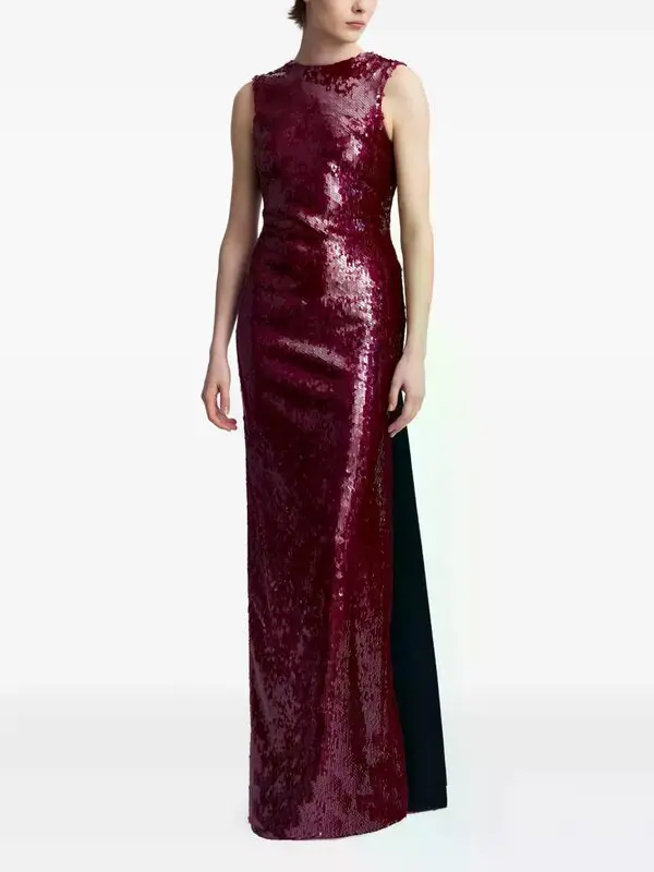 16Arlington Simm Sequinned Gown