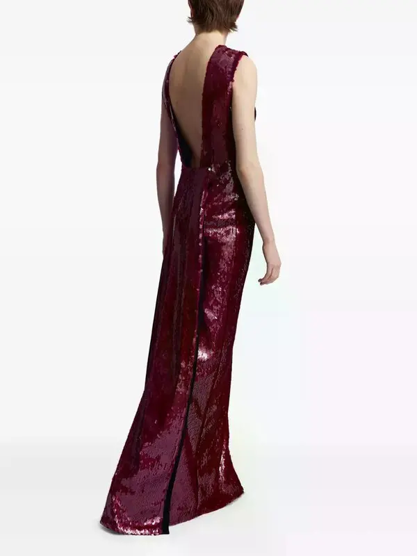 16Arlington Simm Sequinned Gown