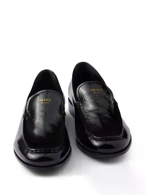Prada Patent-leather Loafers