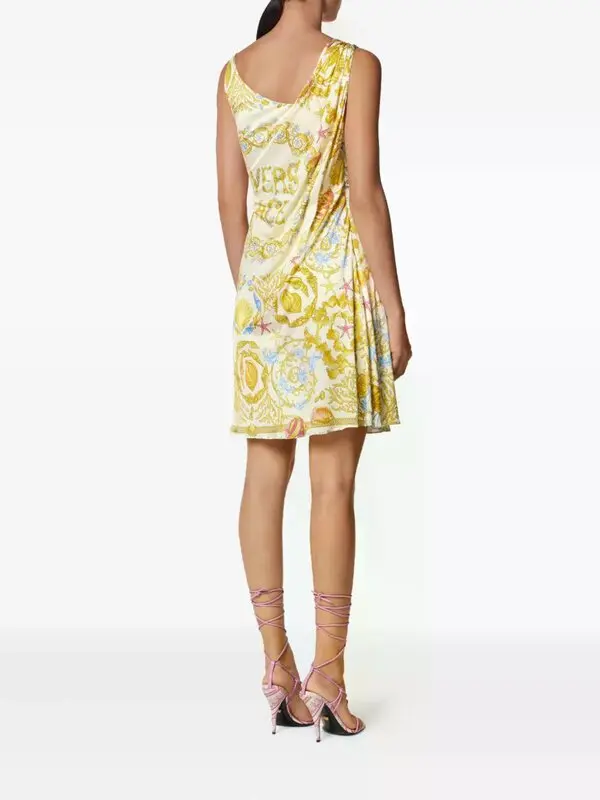 Versace Underwater Barocco Mini Dress