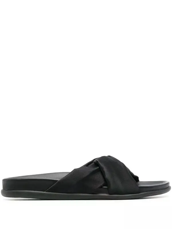 ANCIENT GREEK SANDALS Whitney Open-toe Slides - Black