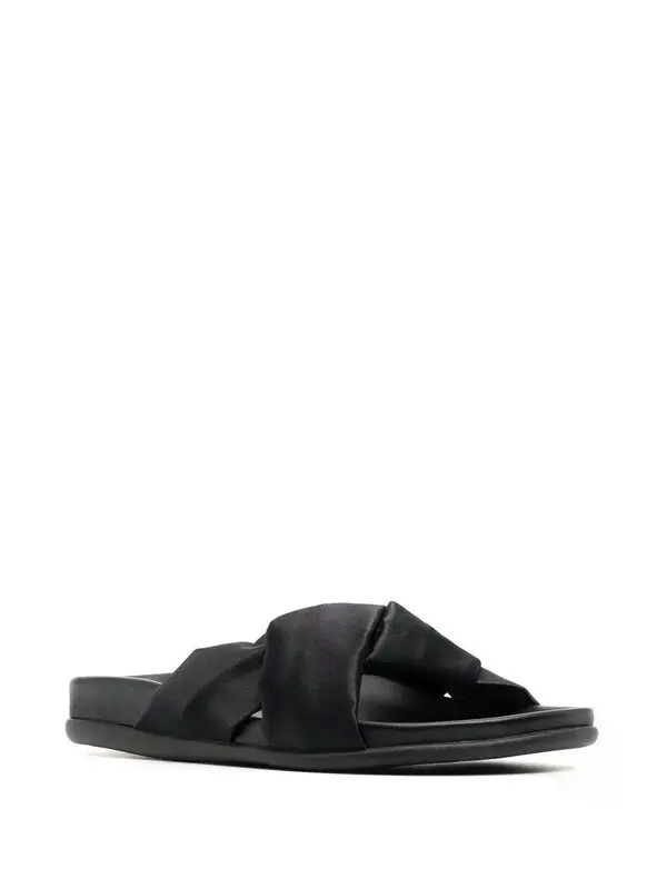 ANCIENT GREEK SANDALS Whitney Open-toe Slides - Black