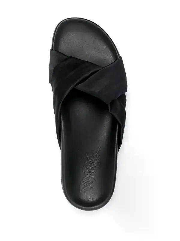 ANCIENT GREEK SANDALS Whitney Open-toe Slides - Black