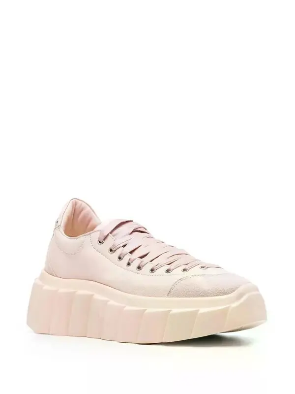 Agl Blondie Ties Leather Sneakers
