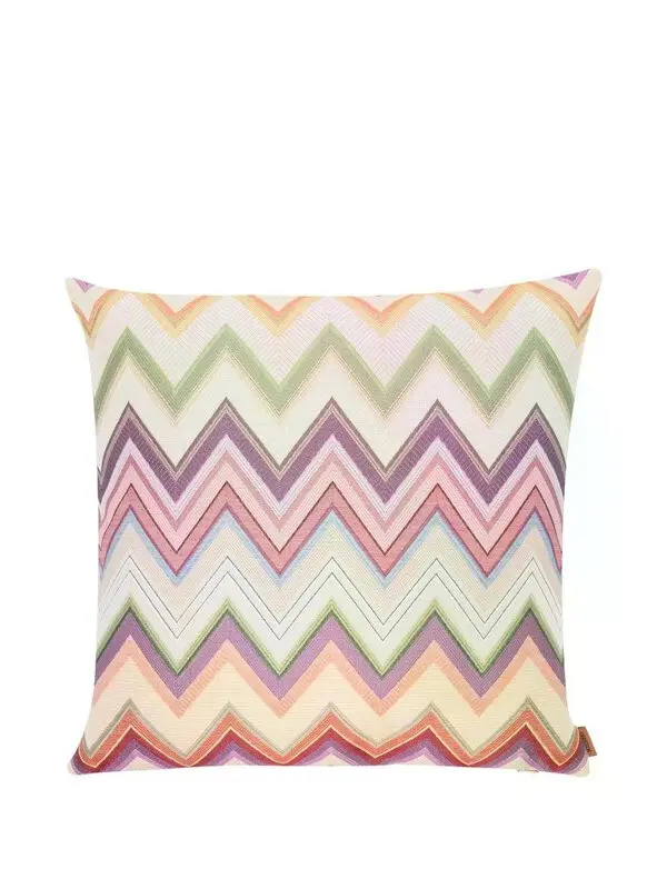 Missoni Zigzag-pattern Cushion - Neutrals