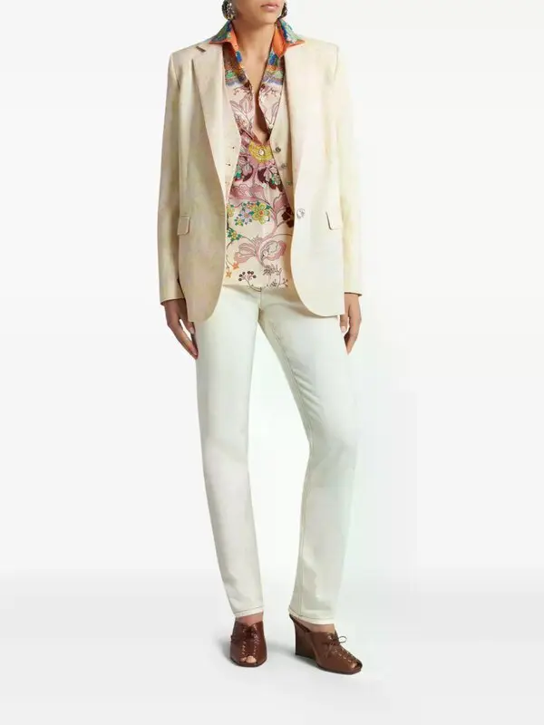 Etro Slub Waistcoat - Neutrals