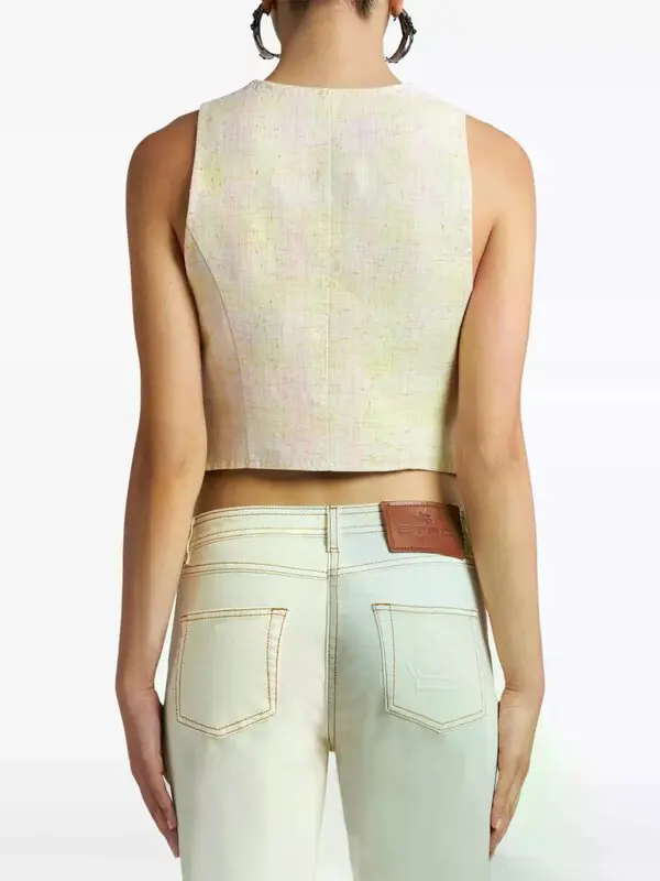 Etro Slub Waistcoat - Neutrals